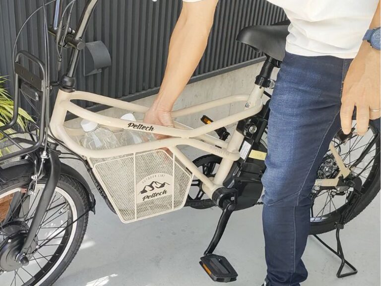 ペルテック GRC-515Lをレビュー！3つの積載スペースが優秀すぎる電動アシスト自転車